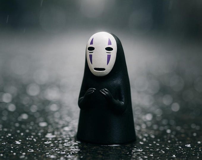 Kaonashi - Faceless - 3D Printed Anime Figure - Etsy