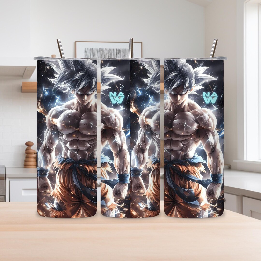 Dragon Ball Goku Tumbler Wrap 20oz Skinny Sublimation Design - Etsy