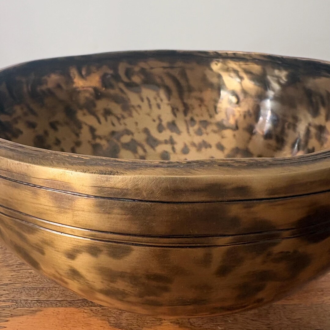 12 Inch Double Rim Jhumka Singing Bowl | Deep Resonance Sound Therapy ...
