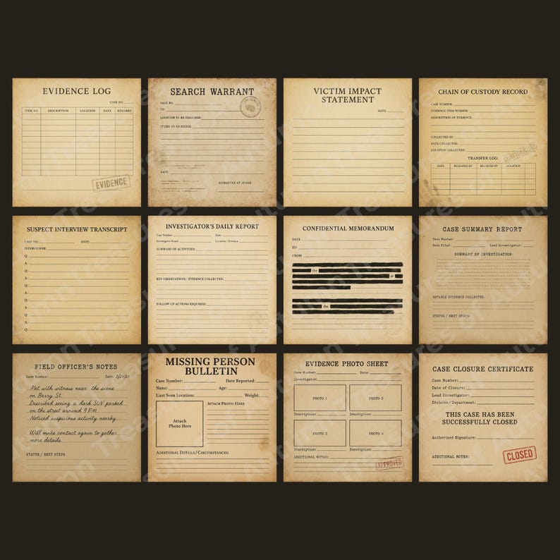 True Crime Forensic Detective Bundle – Homicide Files, Autopsy Pages ...