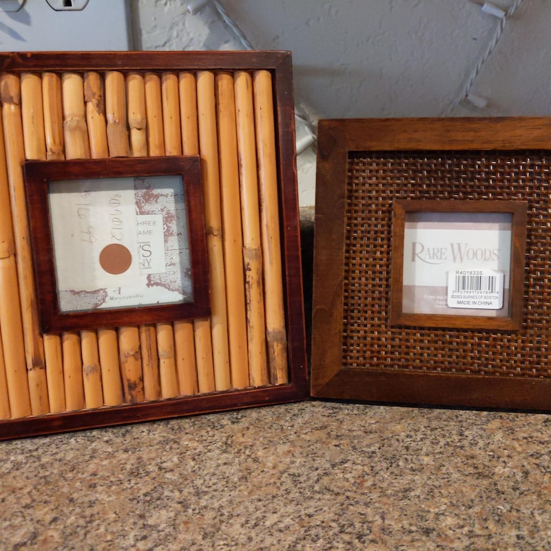 Bamboo Picture Frames - Etsy
