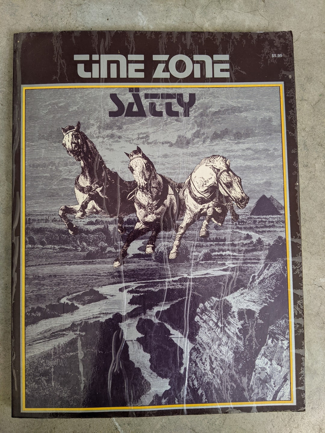 Time Zone Satty SIGNED First Edition Dark Art Egyptian Macabre Visual ...