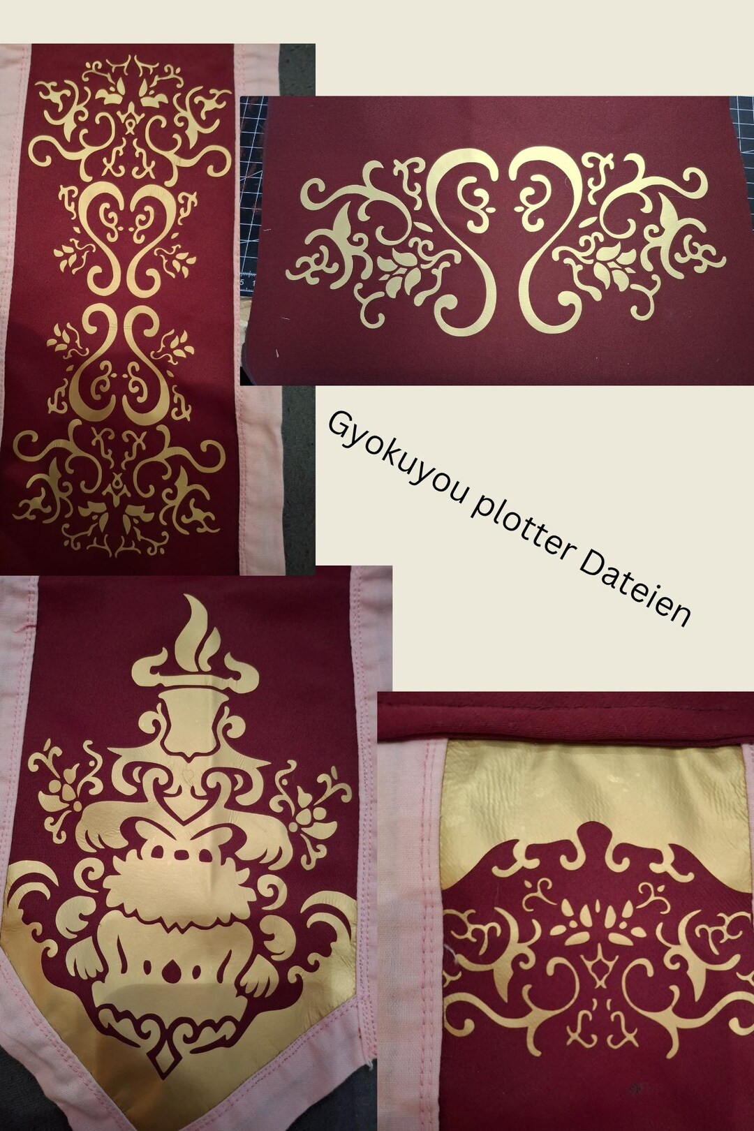 Plotter File Gyokuyou Cosplay - SVG -anime - Cosplay File for Cricu ...