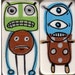 4 Bot Bundle: Tiny Domino Robots That You Mix and Match. Art That ...