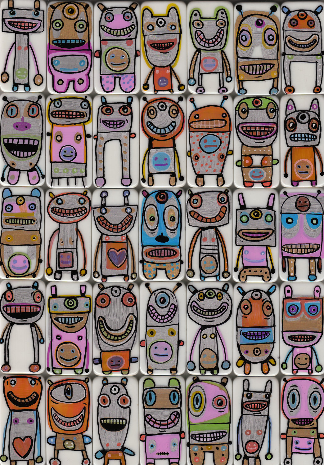 Joy Bots: a Tiny Domino Robot That Showers You With Outrageous ...