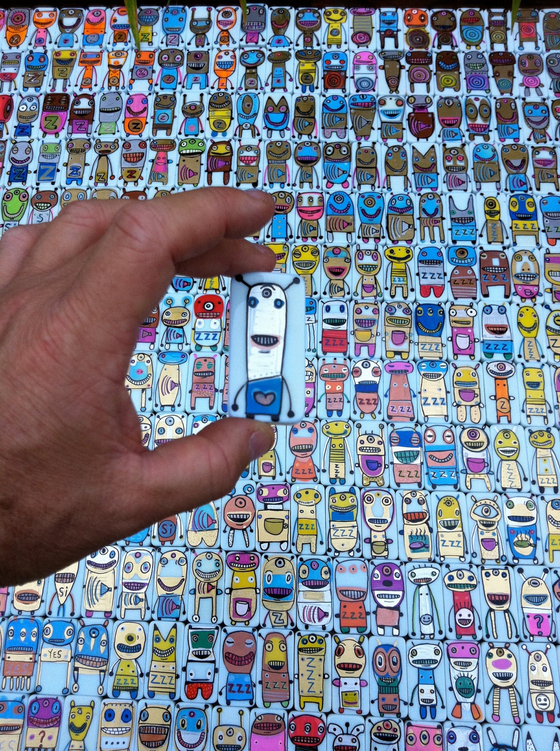 Love Bots: a Tiny Domino Robot That Loves You Unconditionally. Art That ...