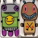 4 Bot Bundle: Tiny Domino Robots That You Mix and Match. Art That ...