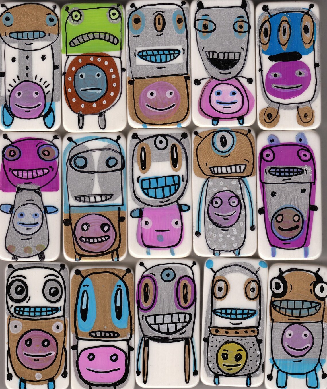 Joy Bots: a Tiny Domino Robot That Showers You With Outrageous ...