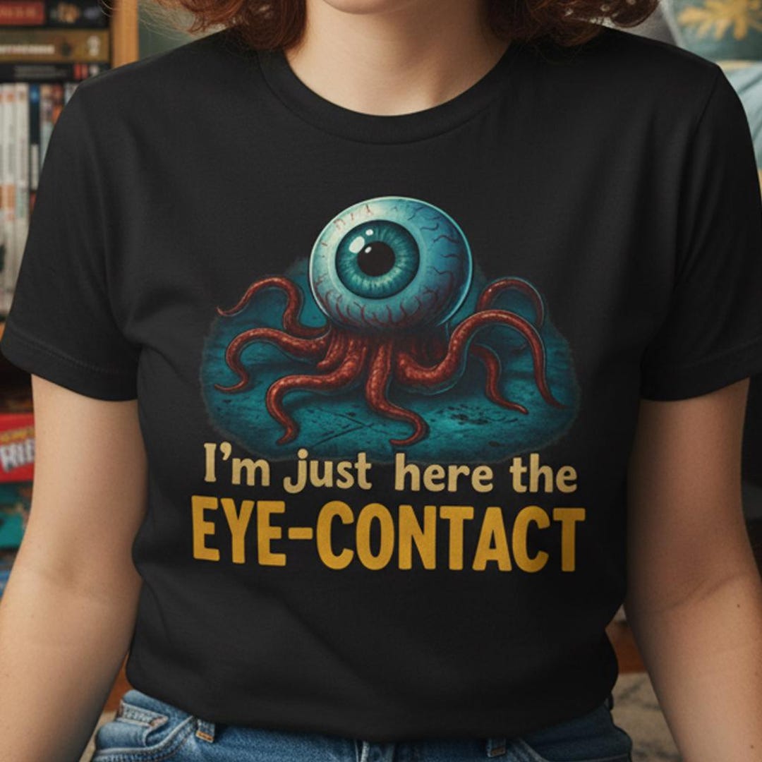 Alien Earth Species 64 T. Ocellus Shirt, Funny Eye Contact Tee, Sci-fi ...