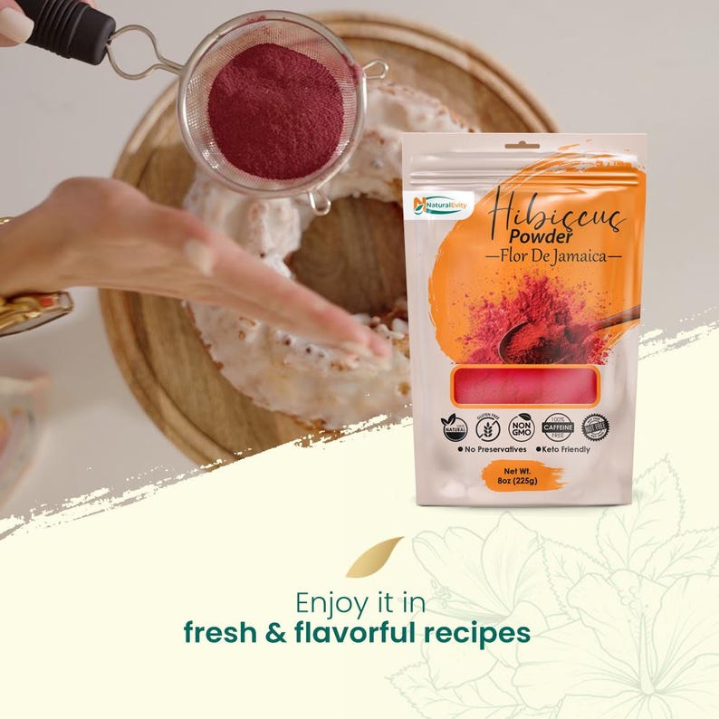 Hibiscus Powder, Flor De Jamaica, Vegan Skincare - Etsy