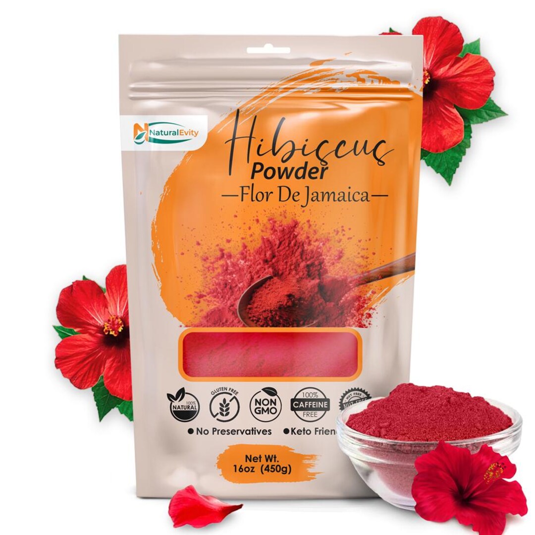 Hibiscus Powder, Flor De Jamaica, Vegan Skincare - Etsy