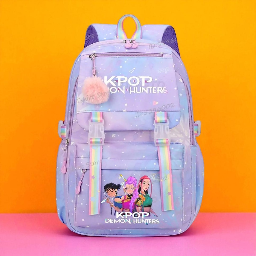 Buy Kpop Demon Hunters Anime Bag Kpop Demon Hunters 2025 Backpack ...