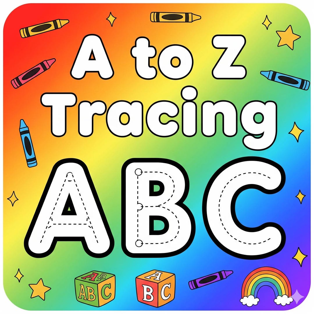 A–Z Letter Tracing Worksheets | Alphabet Handwriting Practice Book ...
