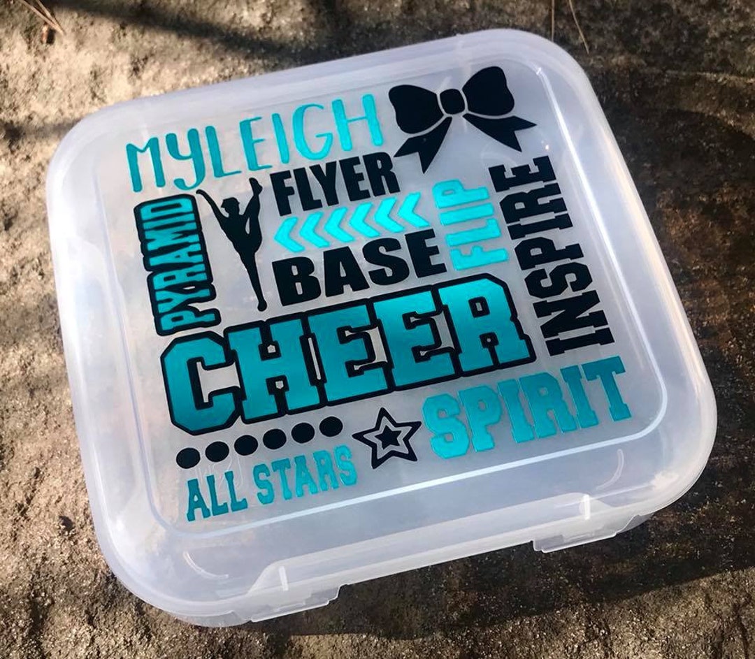 Cheer Bow Box - Great for Keeping Cheer Bows Perfect! Cheer Comps, Big ...