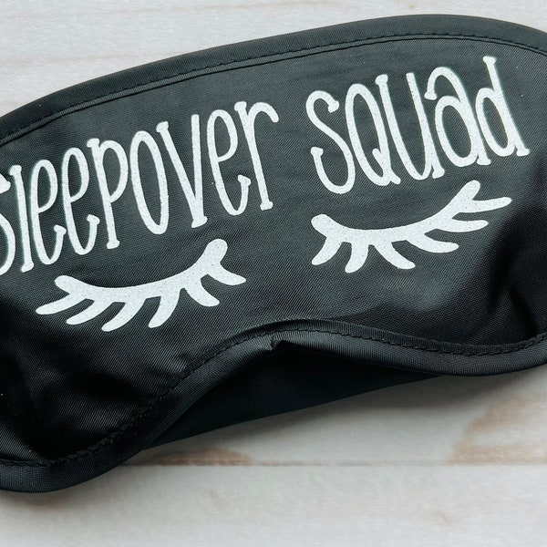 Sleepover Squad Eye Mask - Etsy
