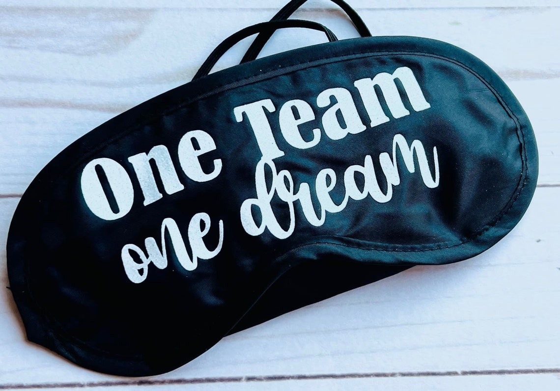 One Team One Dream Sleep Eye Mask, Gymnastics Sleep Eye Mask, Dance ...