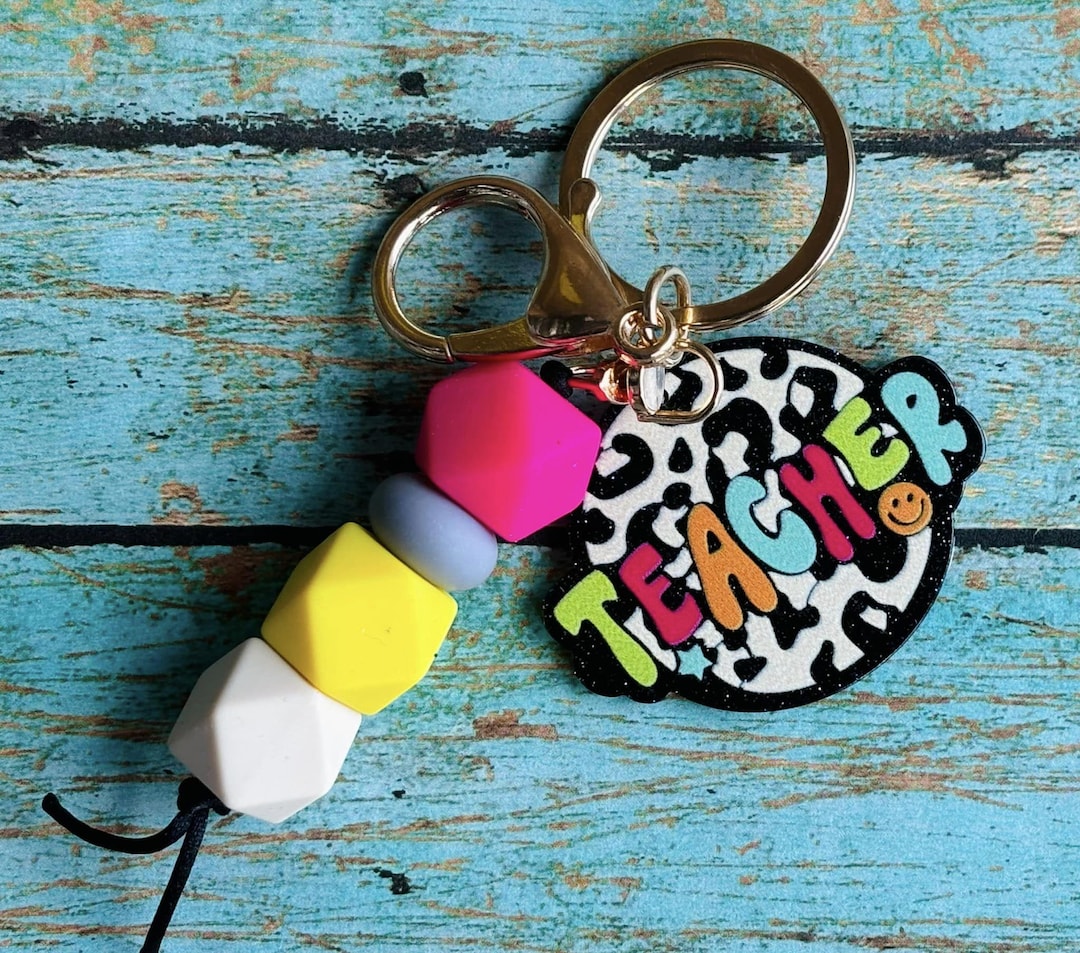Personalized, Custom Teacher Keychain - Many Designs to Choose From ...