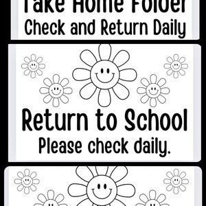 Awesome Take Home Folder Labels, Teacher Folder Labels, Student Label ...