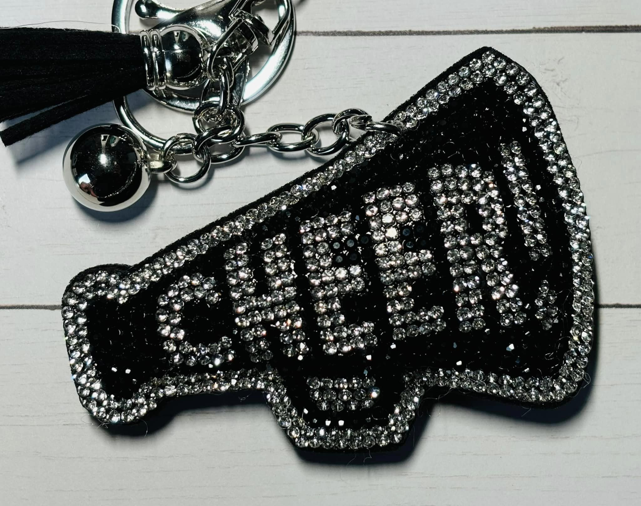 Glitter Cheer Megaphone Keychain: Personalized Cheerleading Gift - Etsy