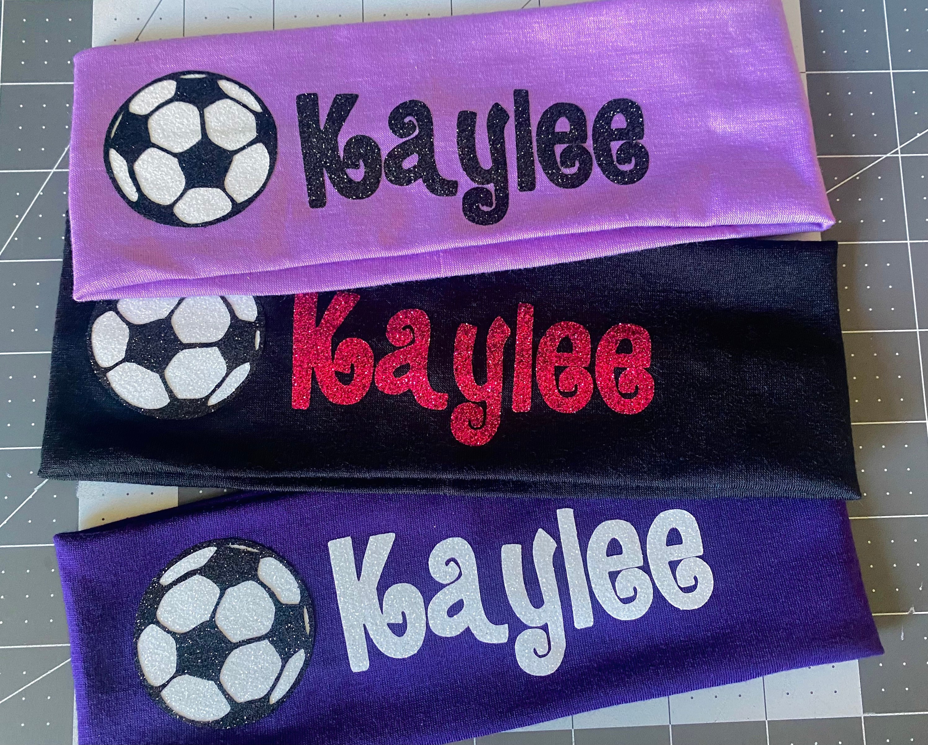 Custom Soccer Headbands in Gorgeous Glitter Team Sets - Etsy