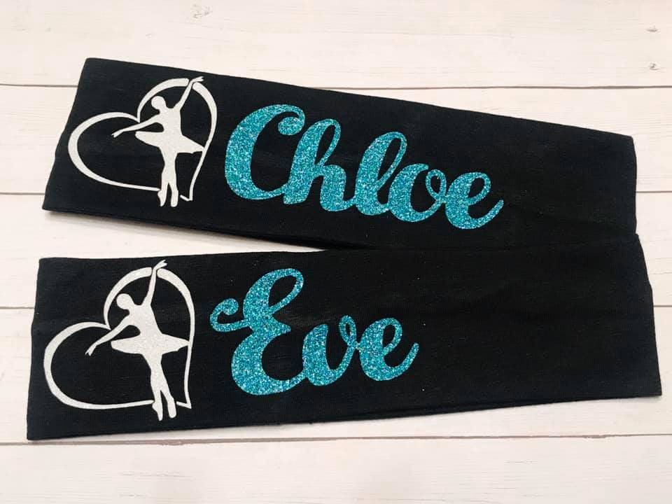 Custom Dance Headbands in Gorgeous Glitter! Team Sets Available! - Etsy