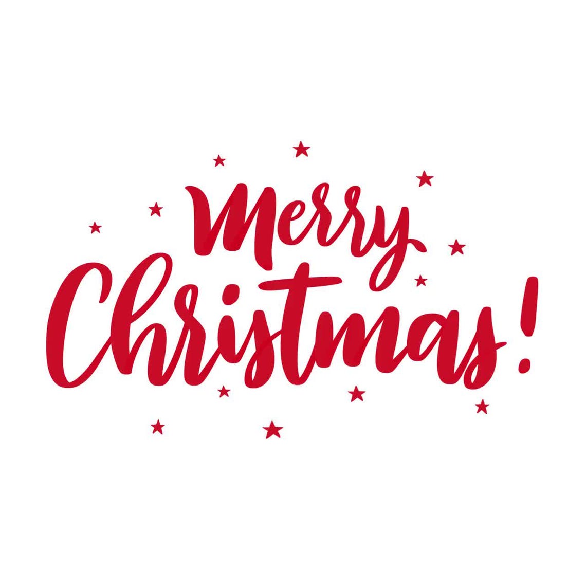 Merry Christmas Text SVG Bundle, Christmas Quote SVG, Holiday Lettering ...