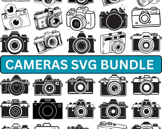 Camera Svg Png Bundle, Camera Clipart, Camera Svg Cut Files, Shirt Svg ...