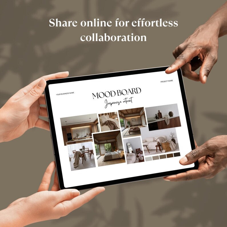 Interior Design Mood Board Templates: 7 Editable Designs (canva ...