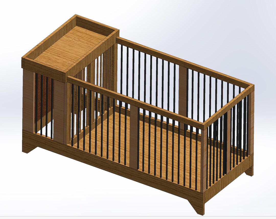 Playpen & Changing Table Combo – Digital Blueprints (fits Standard Crib ...
