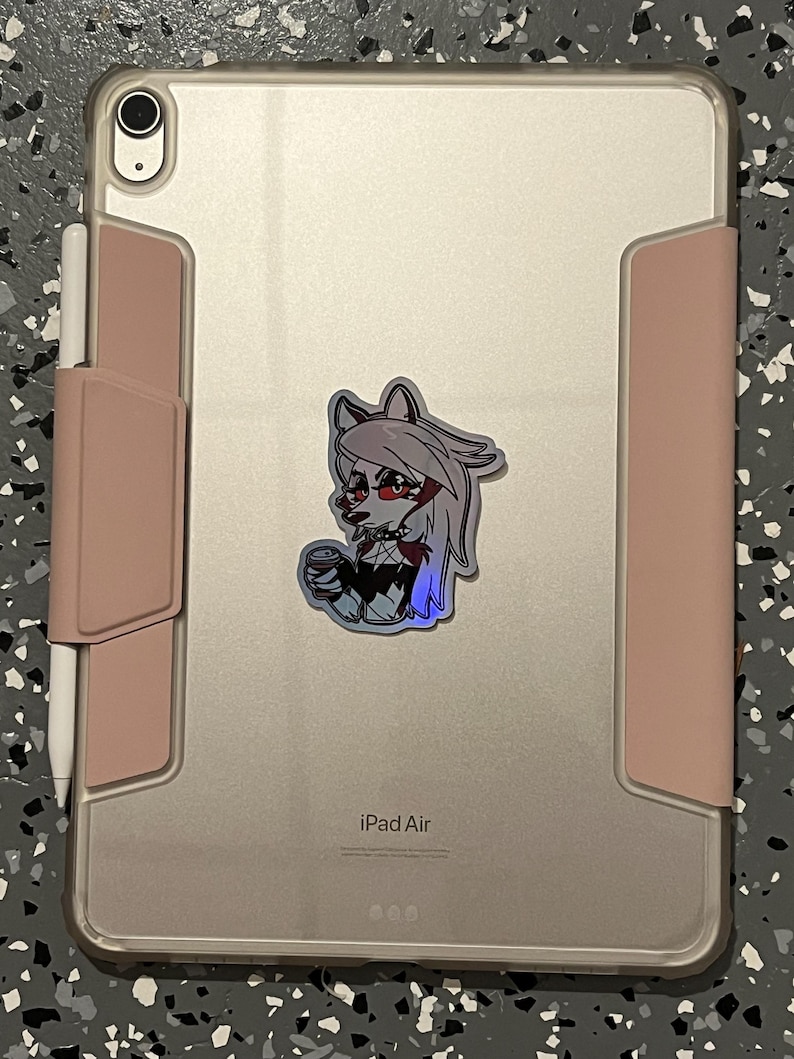 Loona With Coffee Holographic Sticker: Waterproof Vinyl Decal 2x3” - Etsy