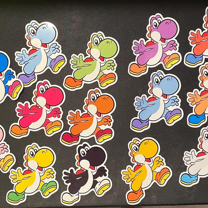 Dark Blue Yoshi - Etsy