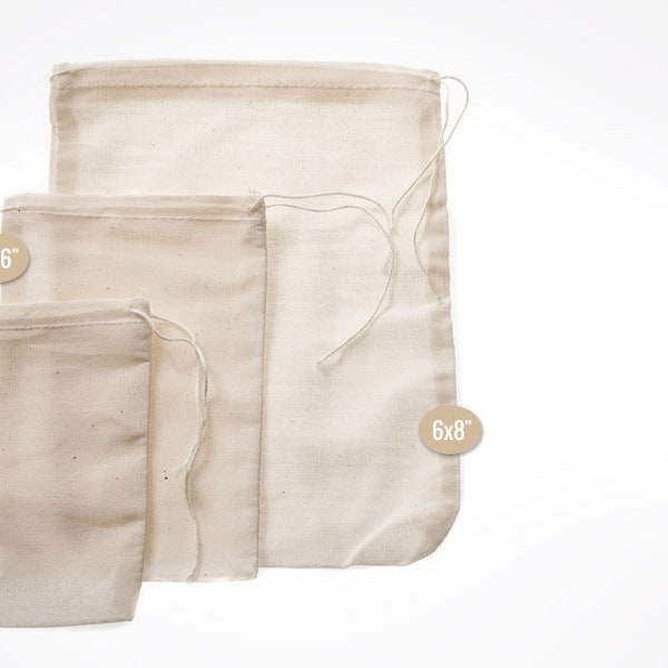 Muslin Bags - Etsy