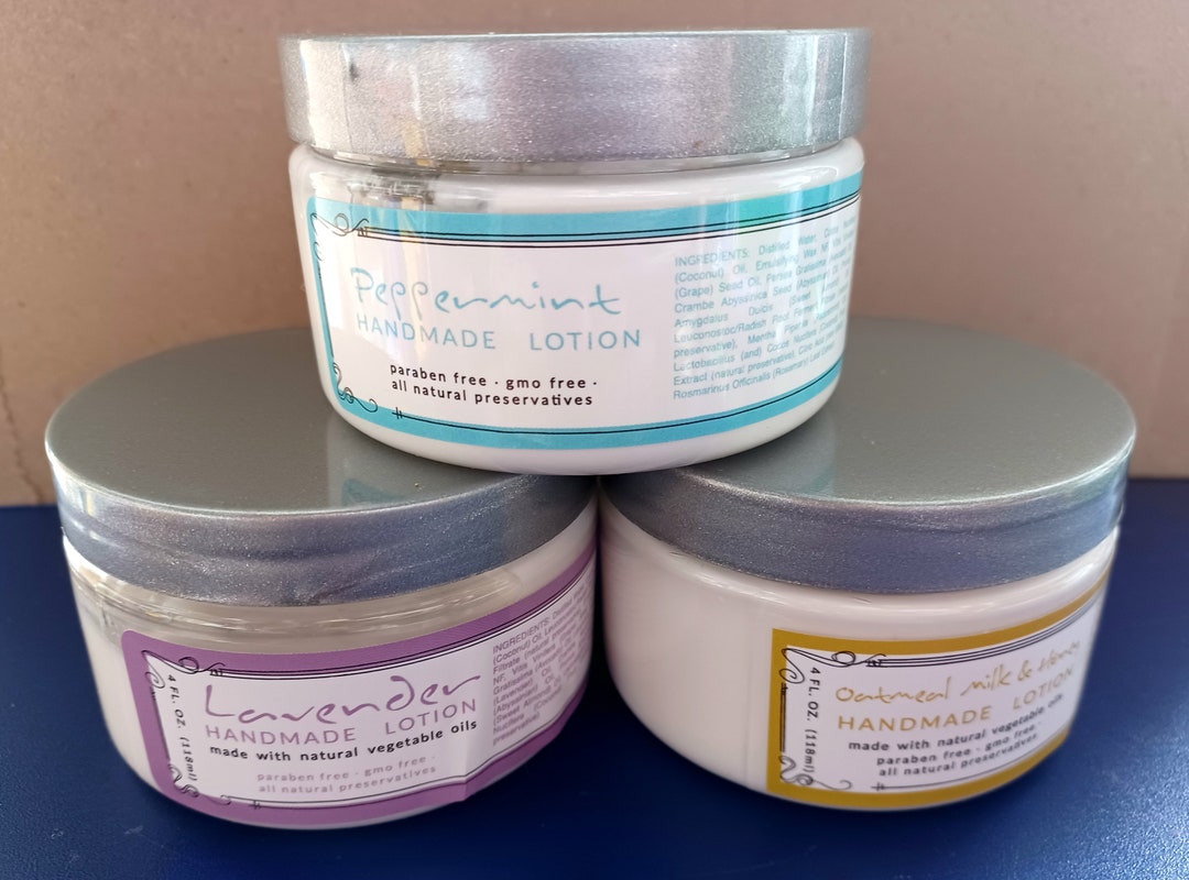 Handcrafted Hand & Body Lotion ~ Choose Scent - 4 Ounce Jar - Home or ...