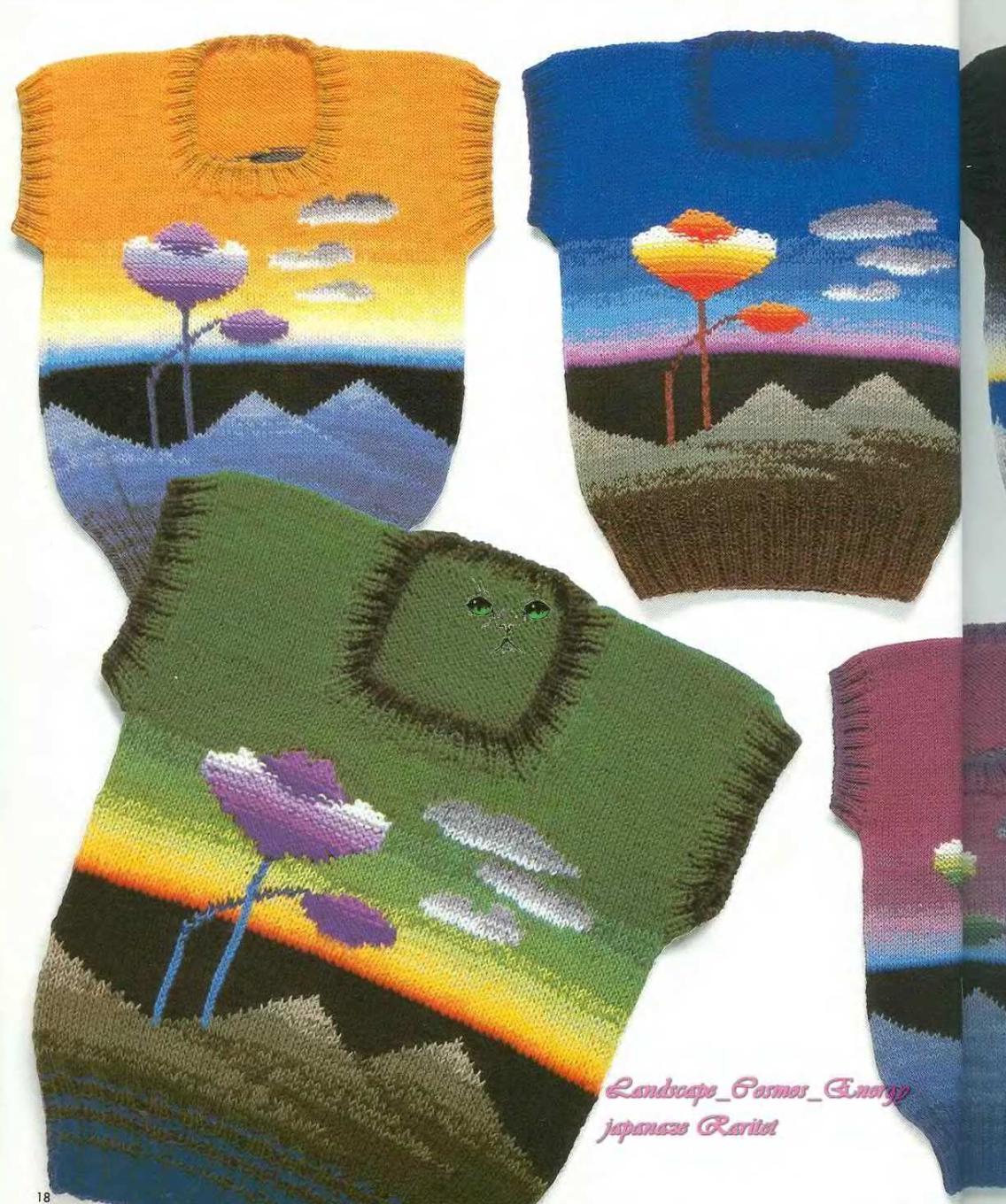 Vintage Japanese Knitting Ebook, Intarsia Patterns, PDF Digital ...