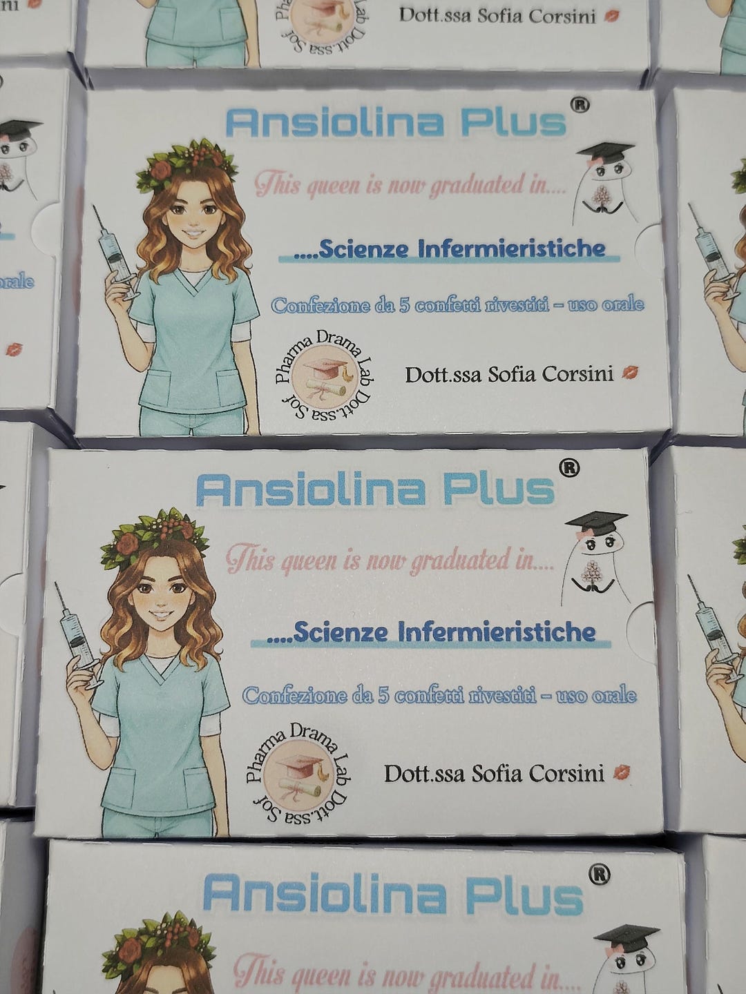 Small Box, Placeholder Box, Confetti Holder, Graduation, Anxiety ...