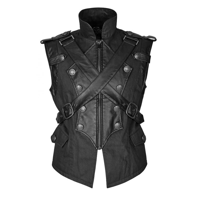 Gothic Style Vests - Etsy UK