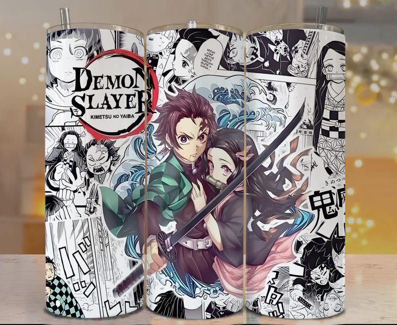 Anime Girl Tumbler Wrap | Pastel Cartoon Sublimation Design (digital ...