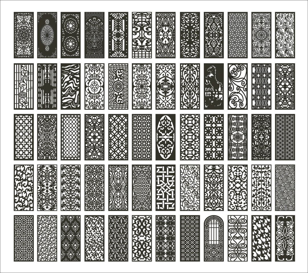Panel Collection 20, Various Pattern. Vector Files, Digital Files CDR ...