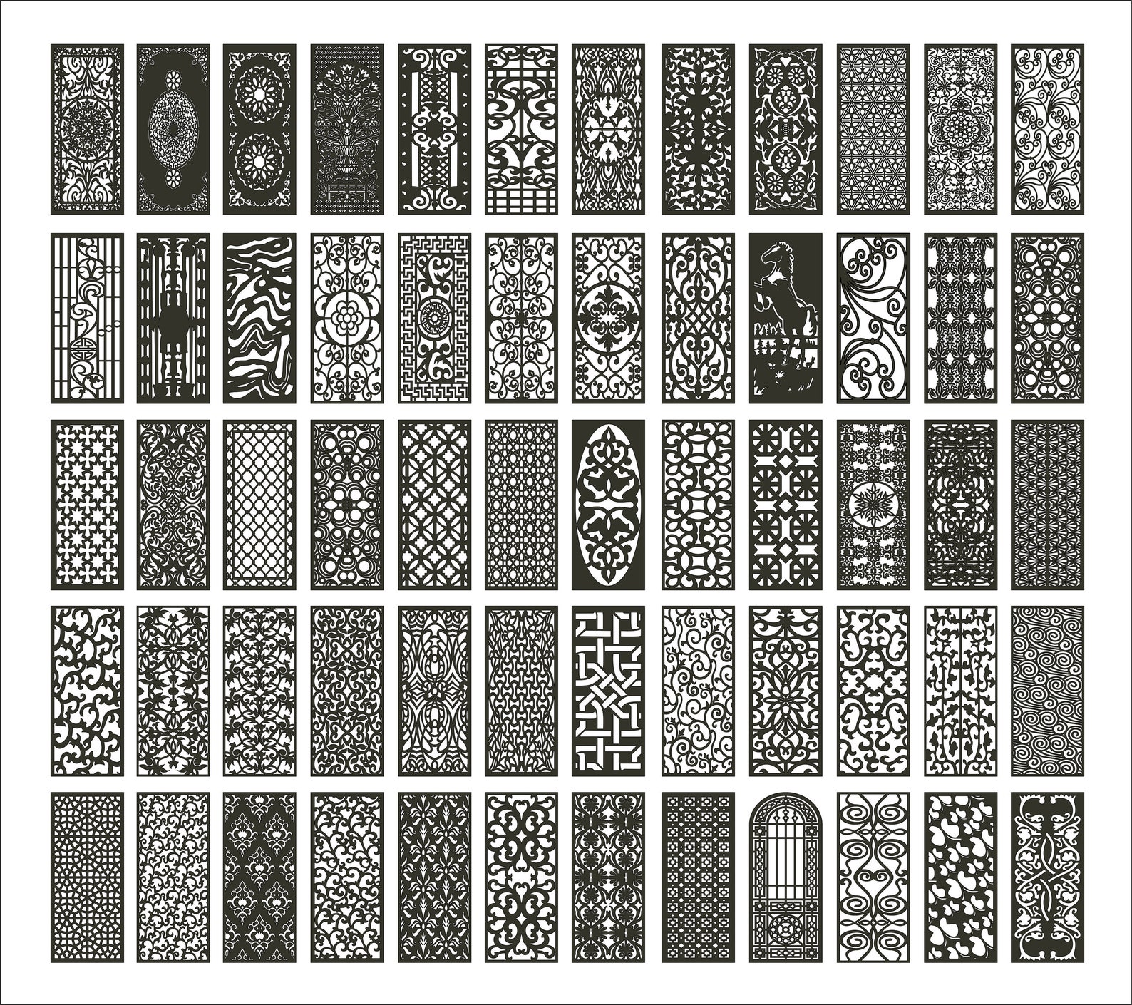 Panel Collection 20 Various Pattern. Vector Files Digital - Etsy