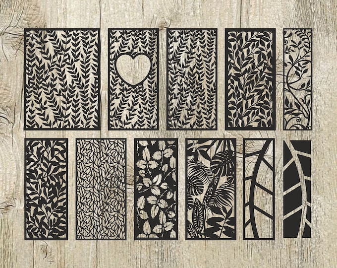 PDF, JPG, PNG, Svg Panel "trees" Set 8. Vector Files - Etsy Canada