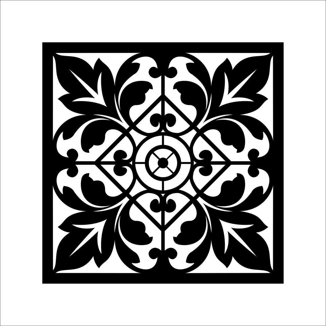 Square Panels Collection 39 Geometric Mandala Patterns. - Etsy