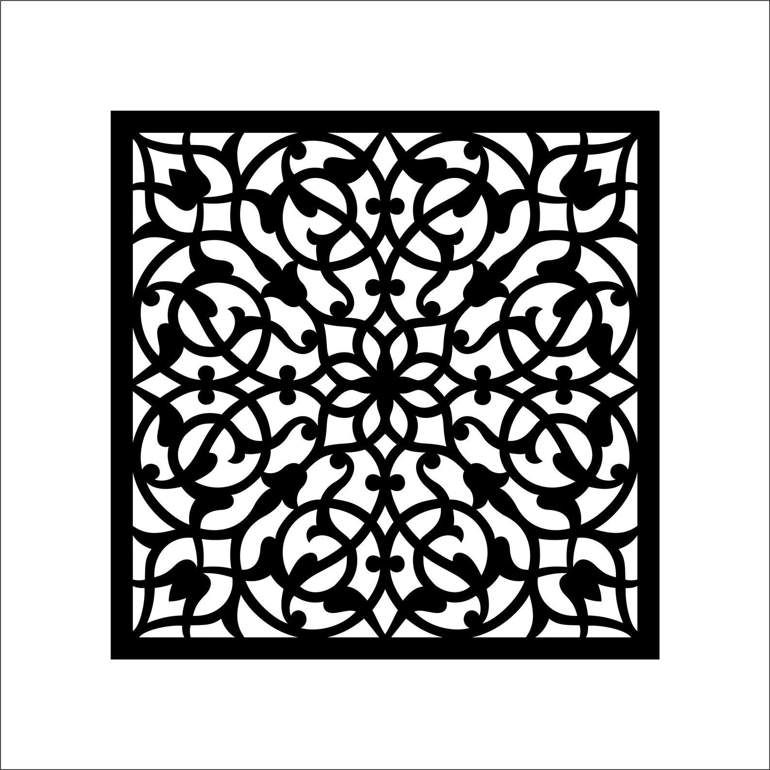 Square Panels Collection 34 Fine Geometric Patterns. Vector - Etsy