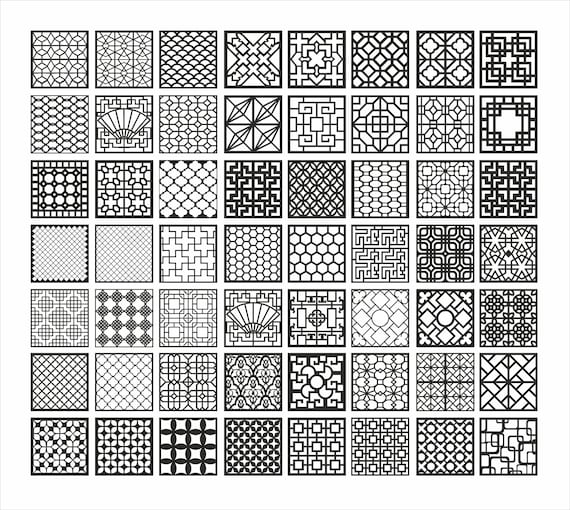 Square Geometric Patterns