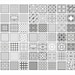 Square Panels Collection 33, Fine Geometric Patterns. Vector Files, for ...