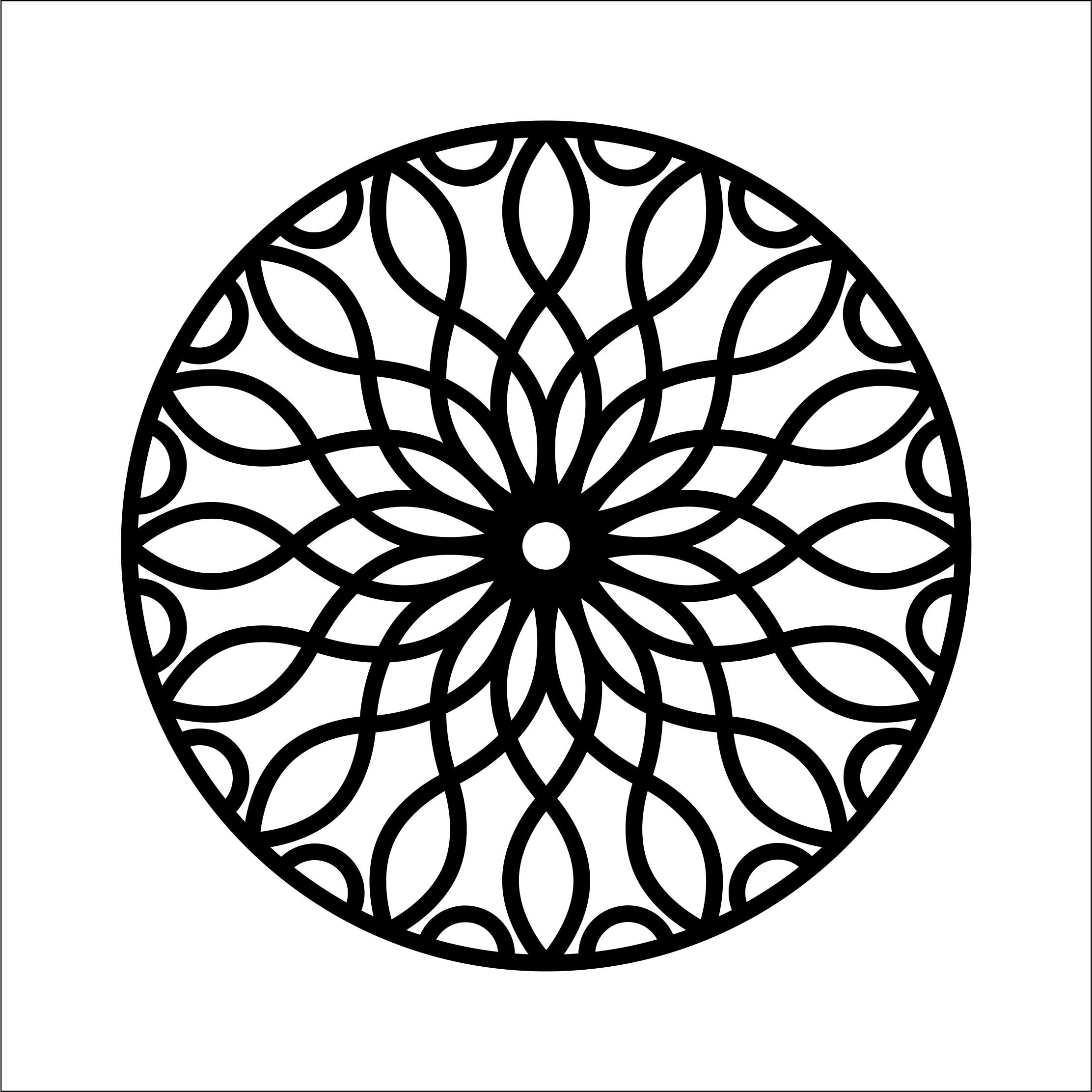 Round Mandala Coasters 56pc. Set. Collection 25. Mandala - Etsy Canada