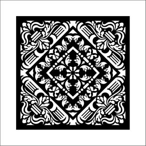 Square Panels Collection 32, Fine Geometric Patterns. Vector Files, for ...