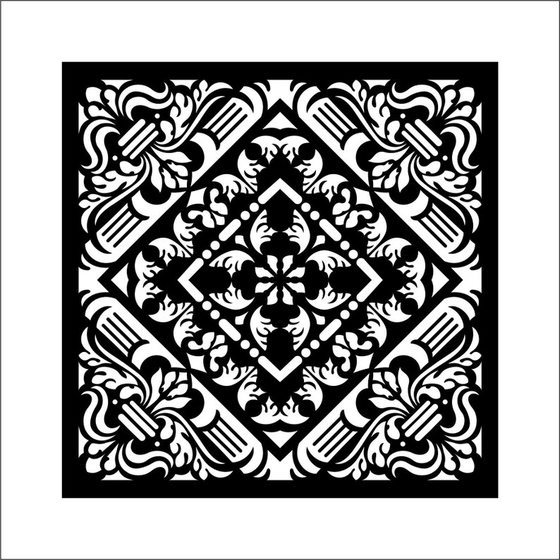 Square Panels Collection 32 Fine Geometric Patterns. Vector - Etsy