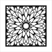 Square Panels Collection 35, Floral Patterns. Vector Files, for Laser ...