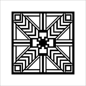 Square Panels Collection 38, Geometric and Abstract Patterns. Vector ...