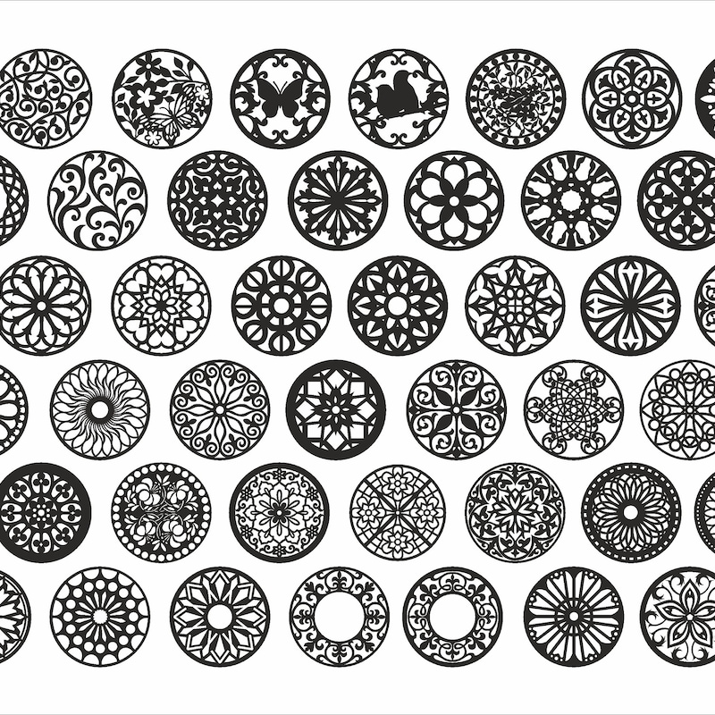 Round Svg Files - Etsy